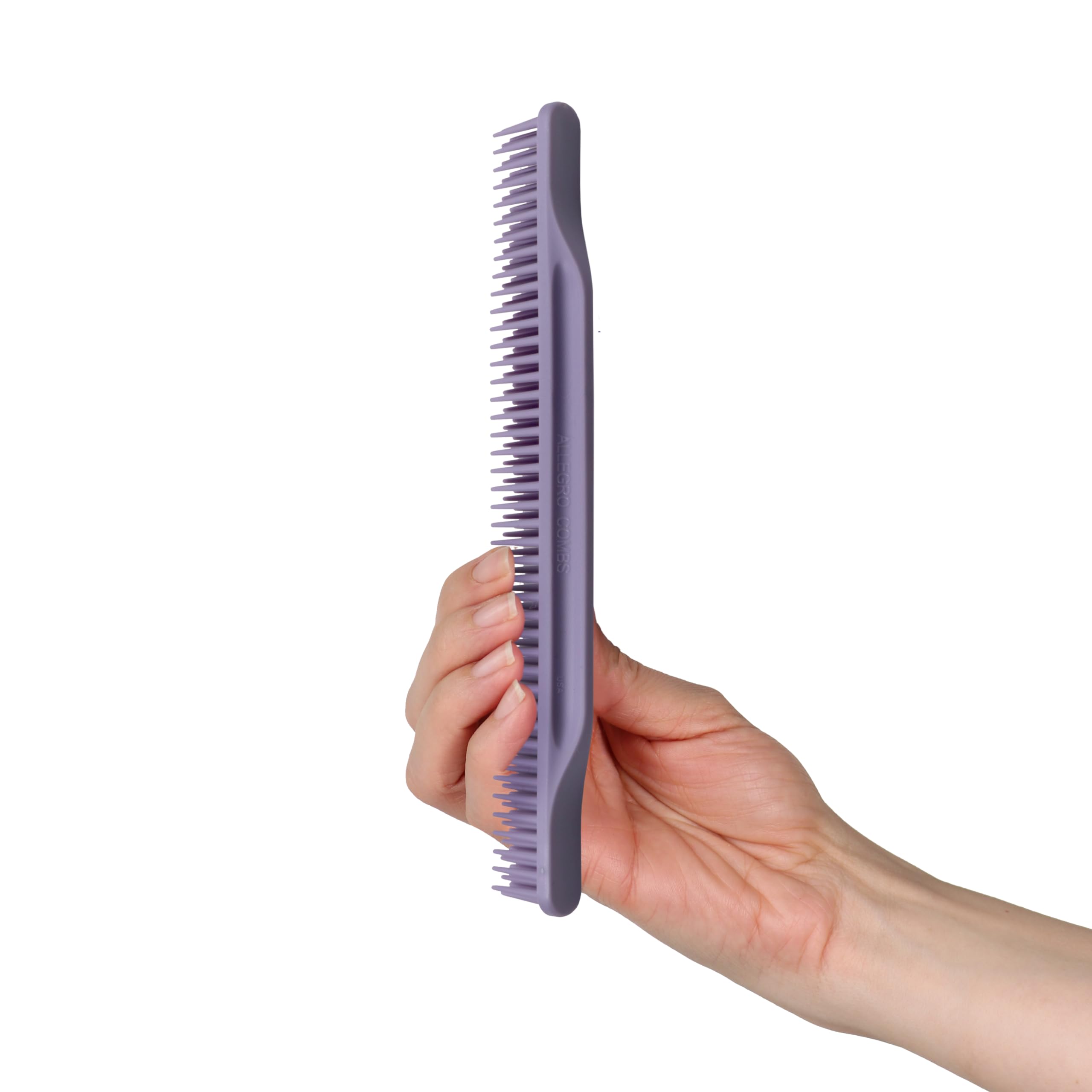 Amazon.com : Allegro Combs 3-Row Detangling Comb, Wide Tooth Curl ...