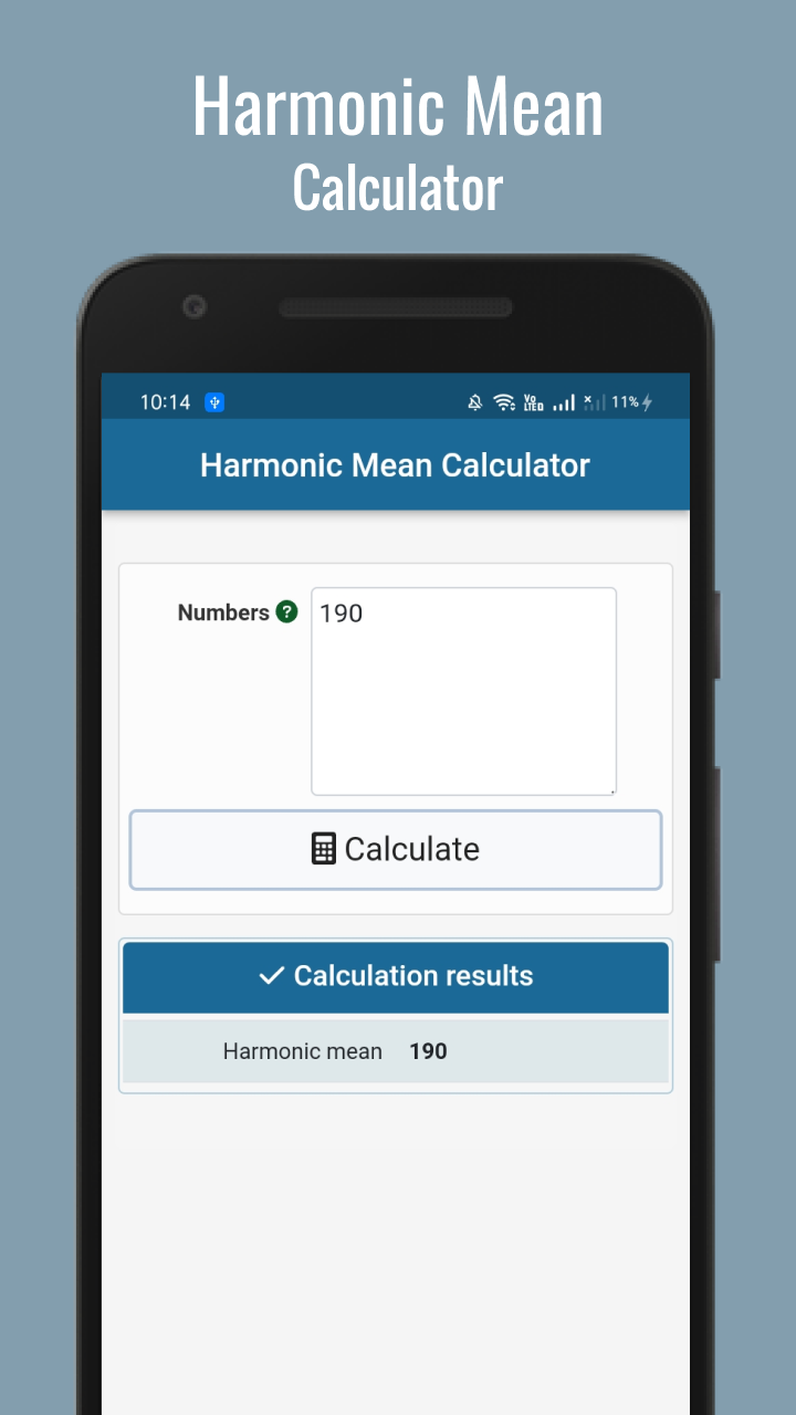 Harmonic Mean Calculator:Amazon.de:Appstore for Android
