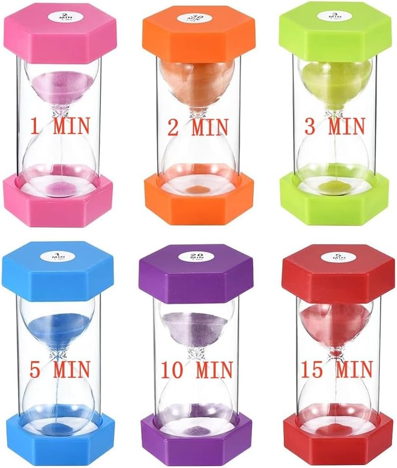 Amazon.com: Large Sand Timer, Hourglass Timer Colorful Sandglass Timer ...