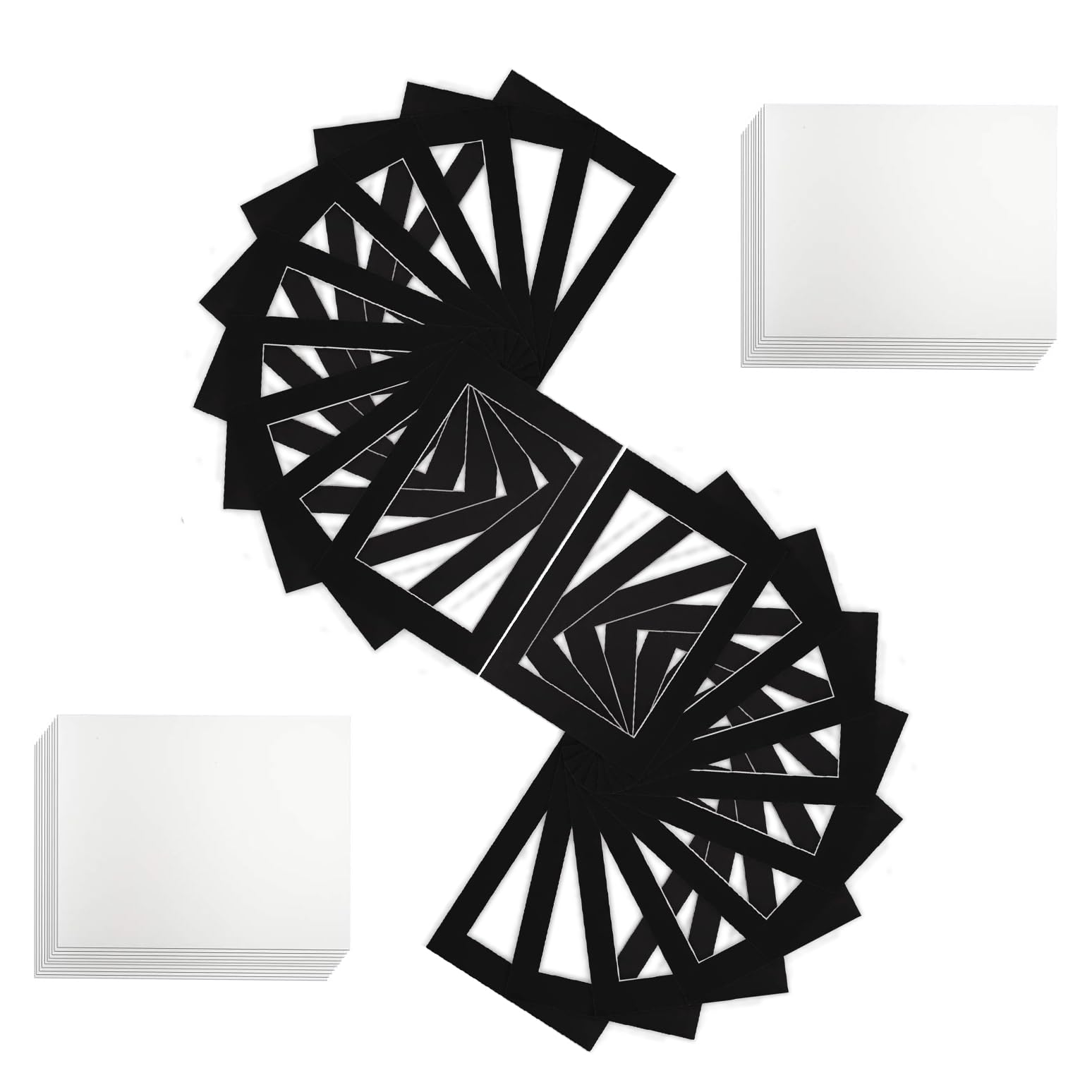 Canvasbay Picture Mounts for Frames with Backs and Clear Resealable ...