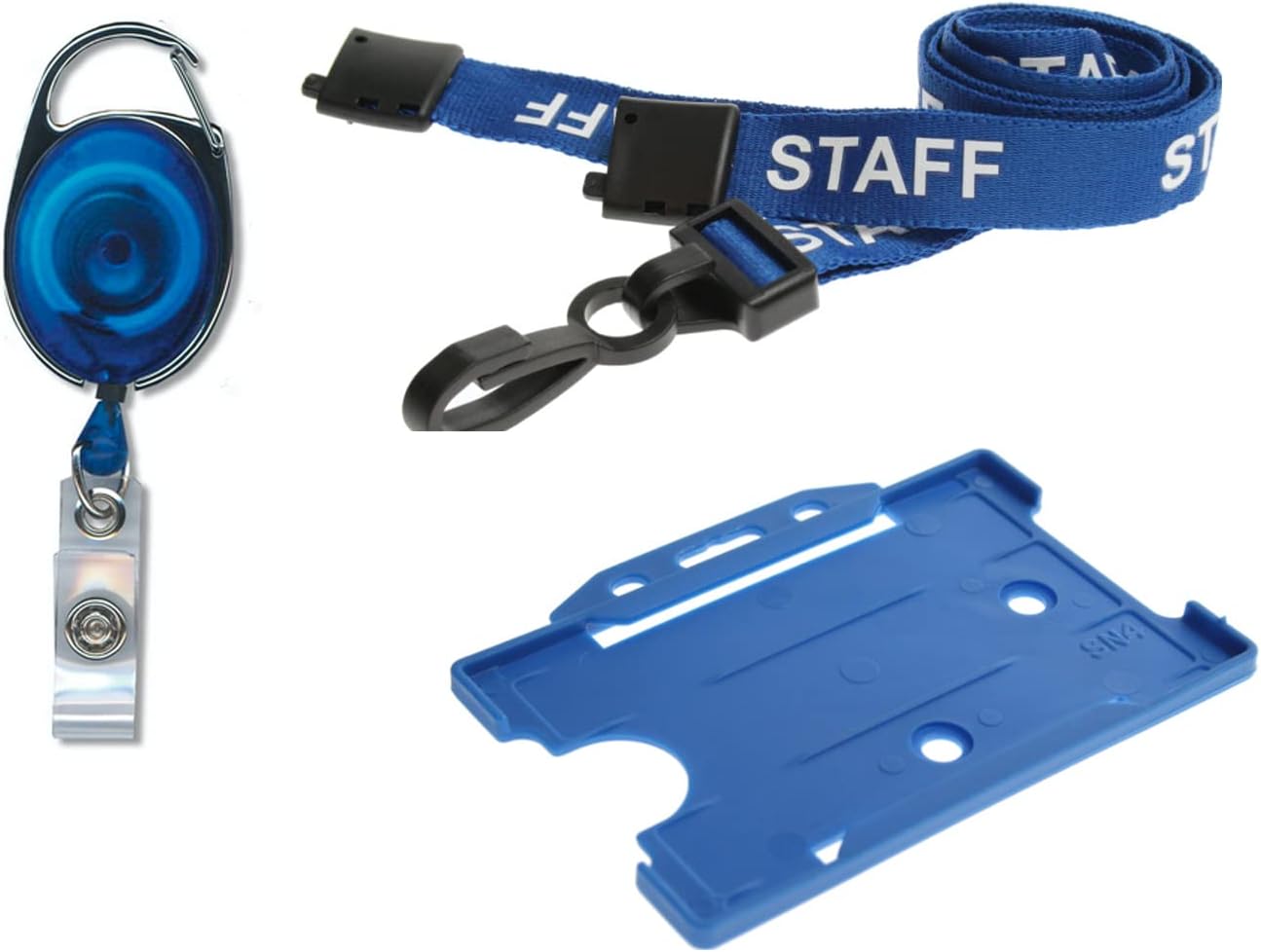 Staff Lanyard Neck Strap with Safety Breakaway 15mm, Badge Pass ID Card ...
