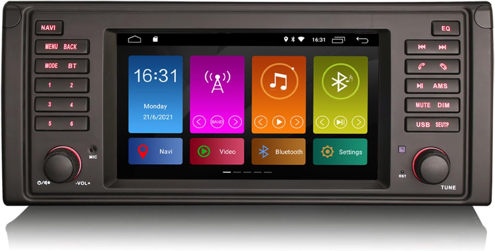 Autoradio 2 din pour BMW E39 E53 M5 X5 Série 5 avec ecran Carplay san ...