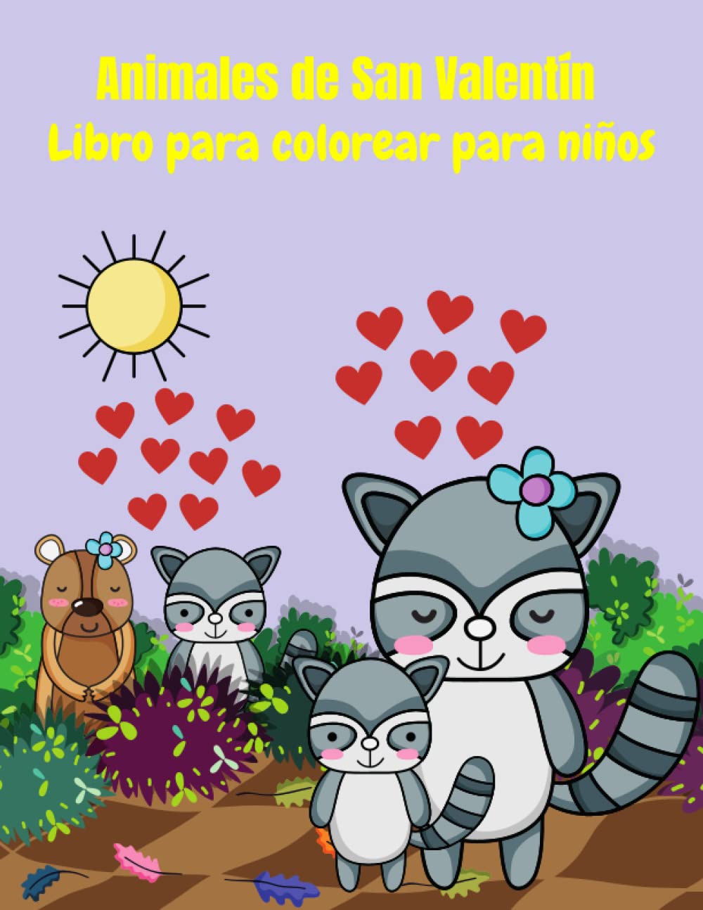 Animales De San Valentin Libro Para Colorear Para Ninos Libros