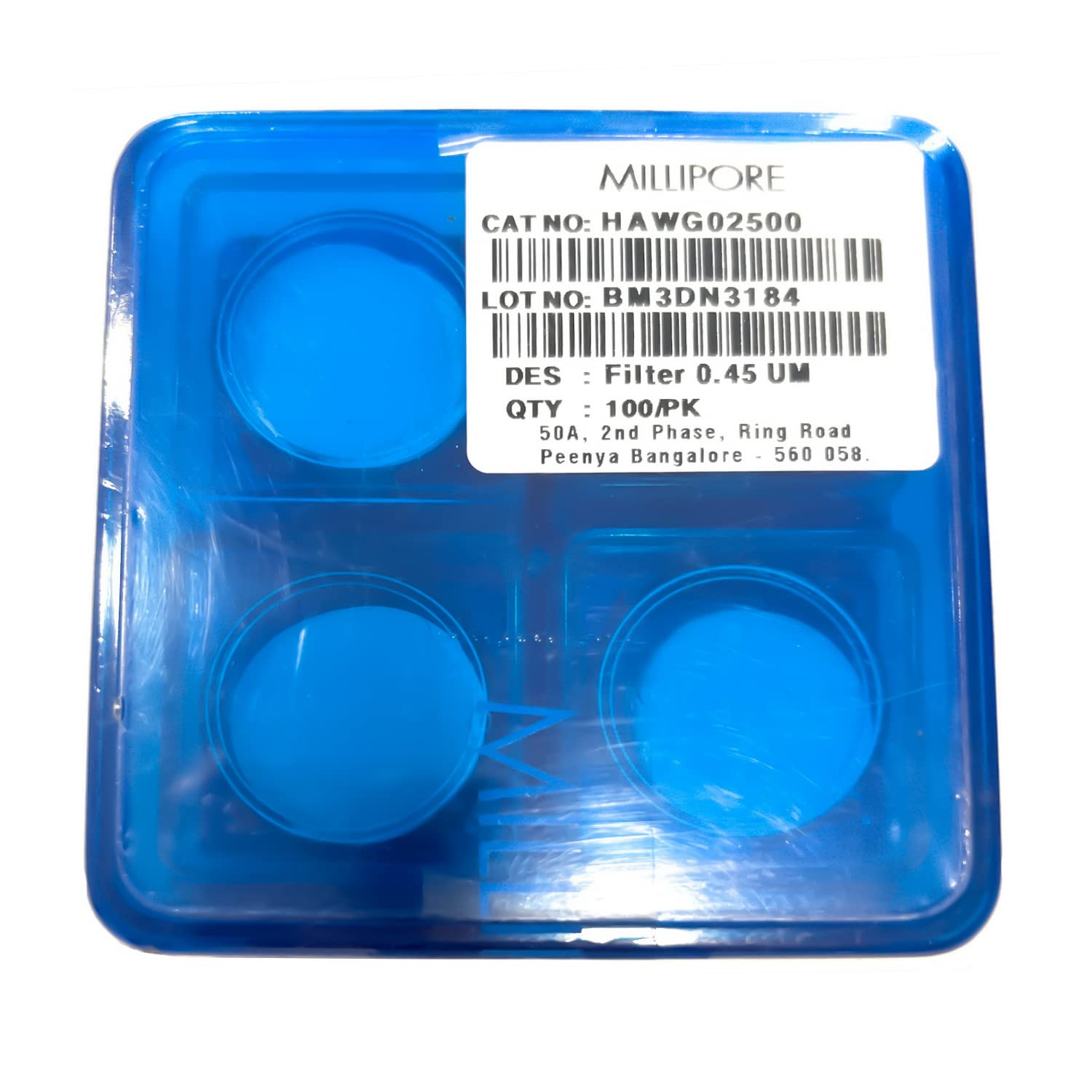 Buy Chempure Millipore HAWG02500 Membrane Filter, 0.45 µm pore size ...