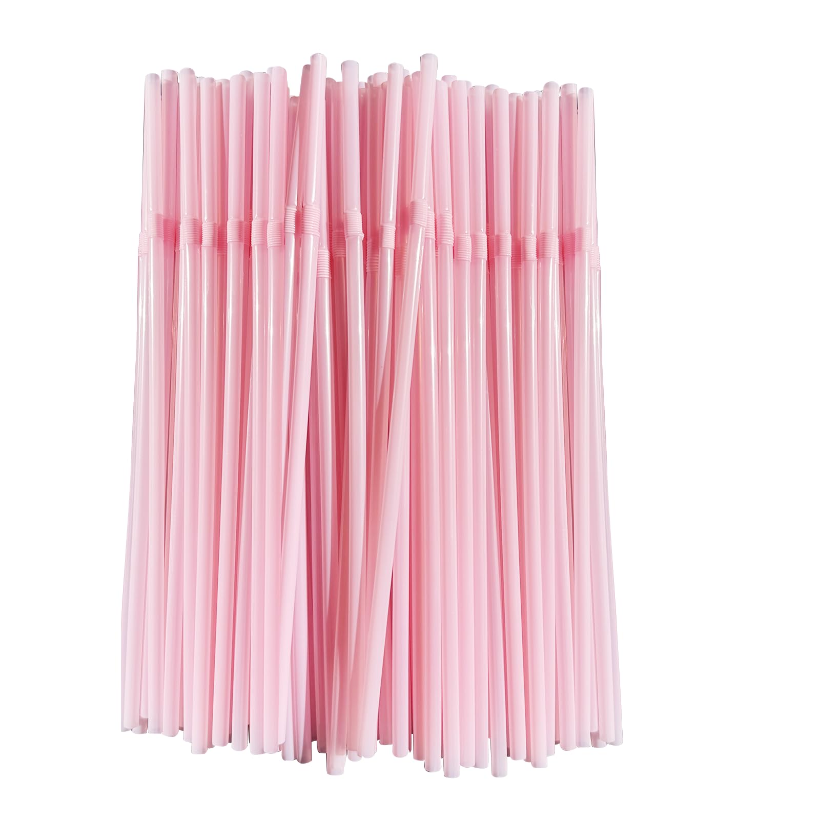 Amazon.com: YAOSHENG 200pcs Pink Straw 8.26" x 0.2"Solid Colors ...