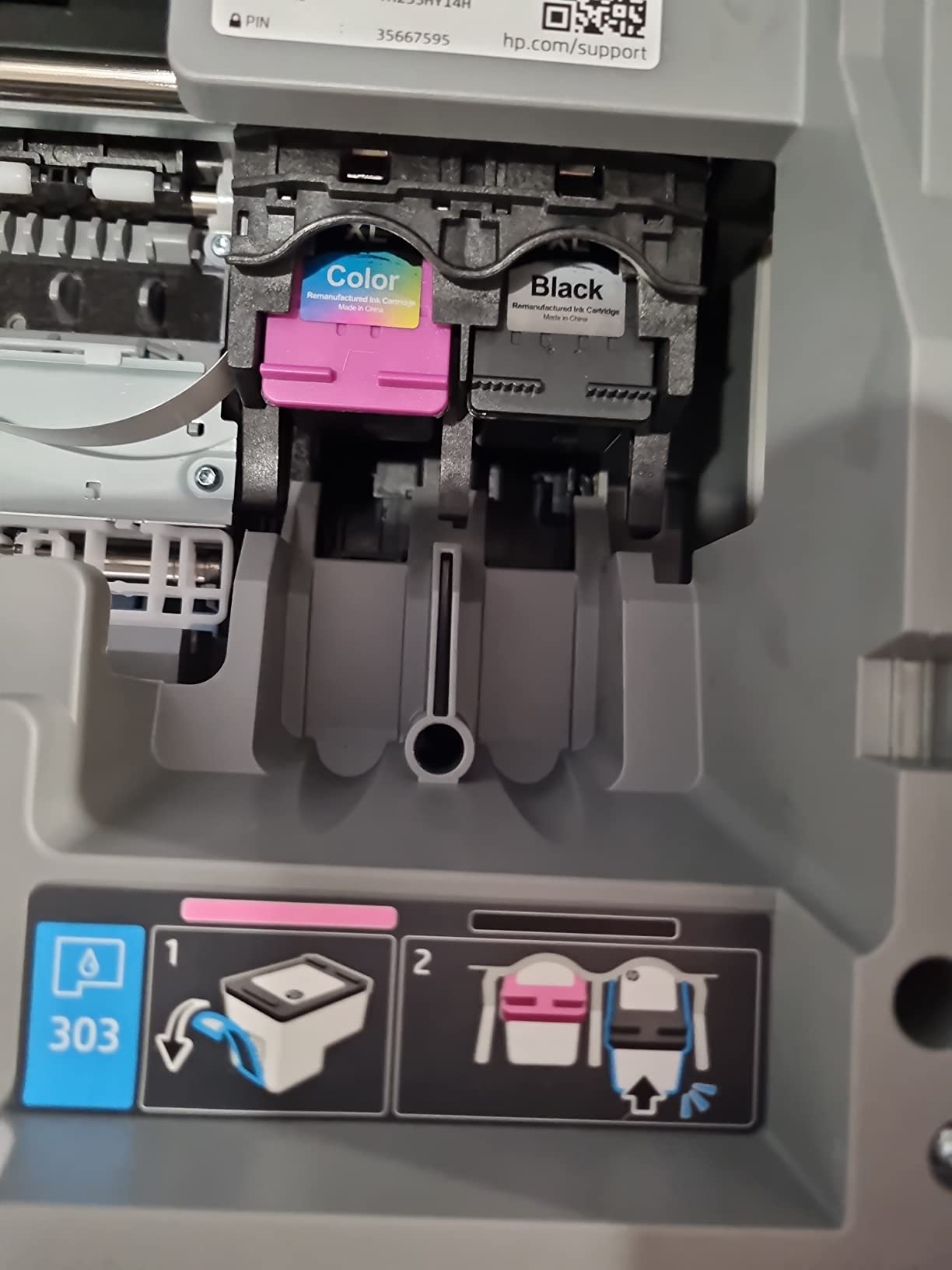 303XL Remanufacturées Cartouches d'encre Remplacement pour HP 303XL 303 ...