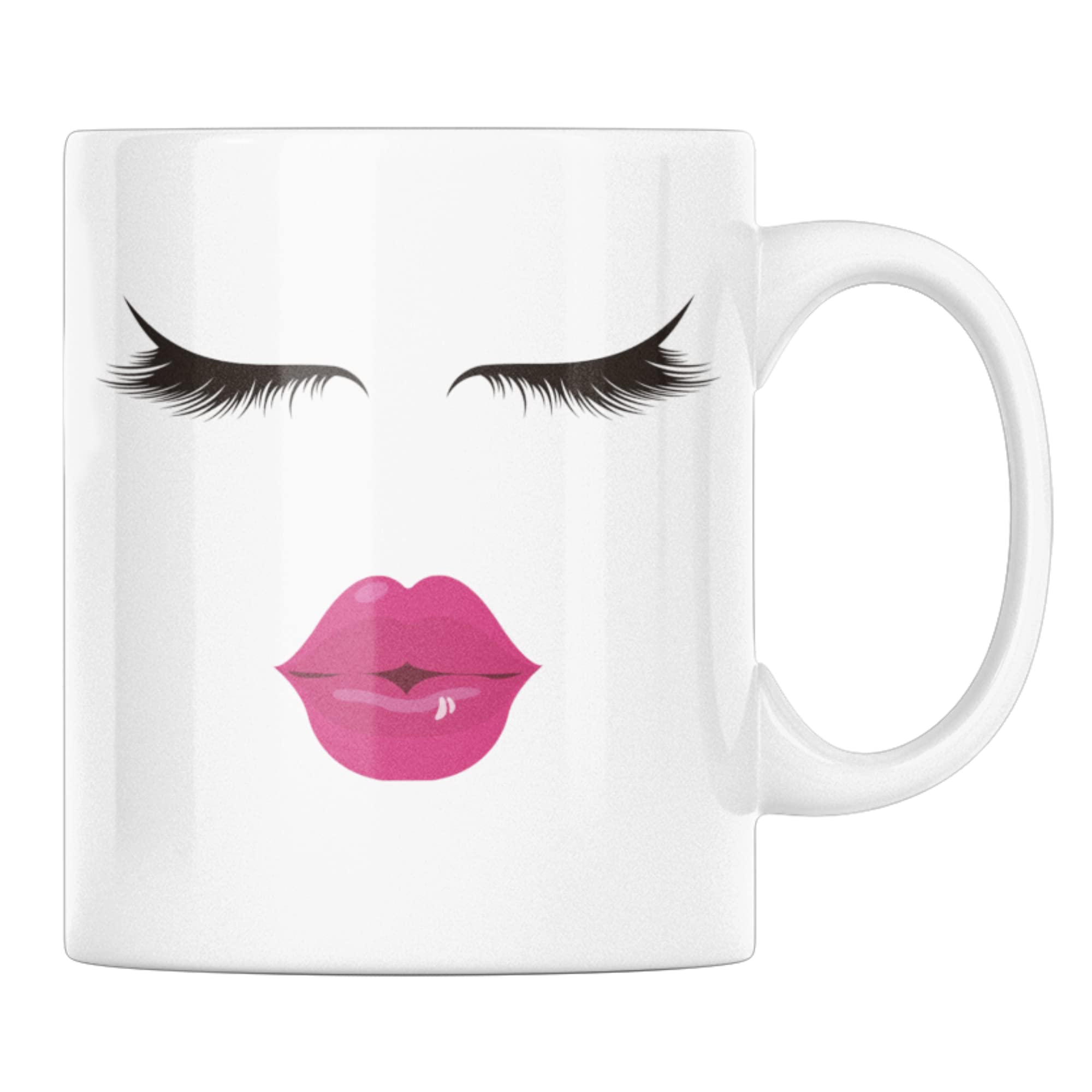 Coffee Mug And Lips