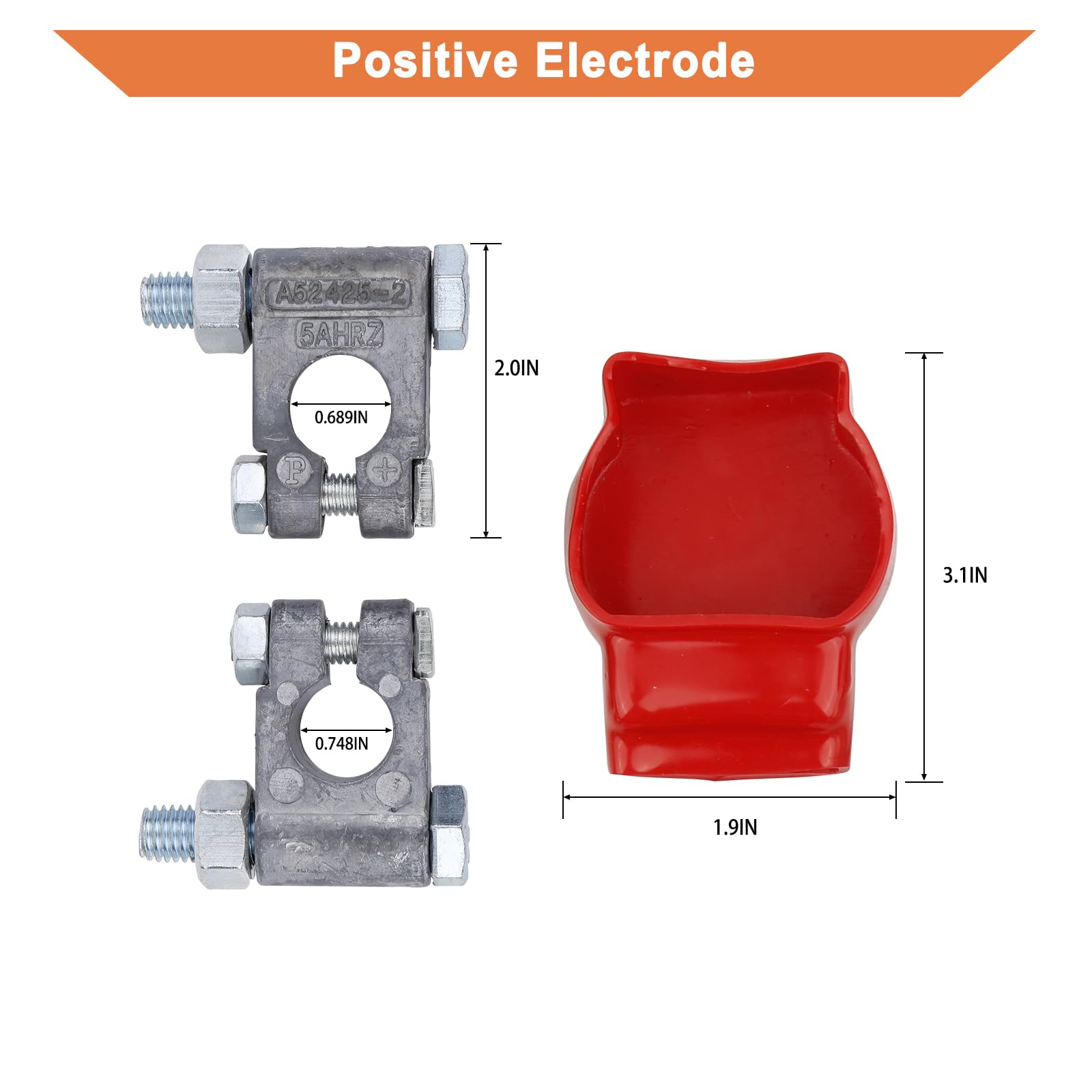 Snapklik.com : Battery Terminal Connectors Kit.Fit For Vessels Cars ...