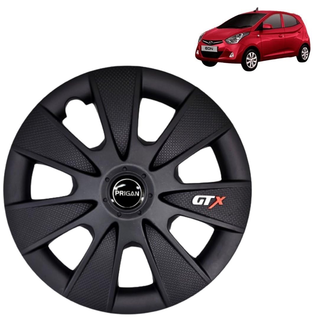 PRIGAN Wheel Cover for Hyundai EON 12 Inch Matte Black Wheel Cap ...