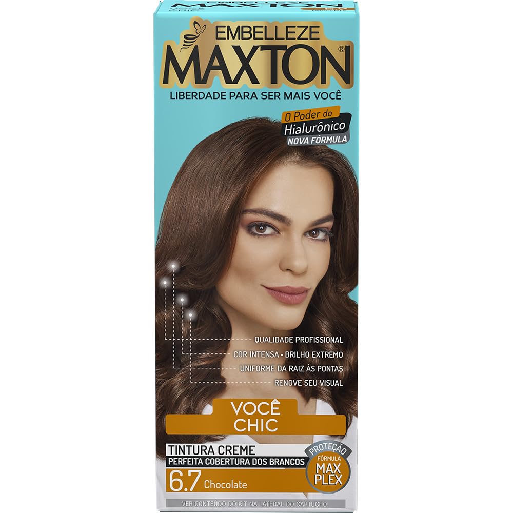 MAXTON Tinta de Cabelo 6.7 Kit 6.7 Chocolate | Amazon.com.br