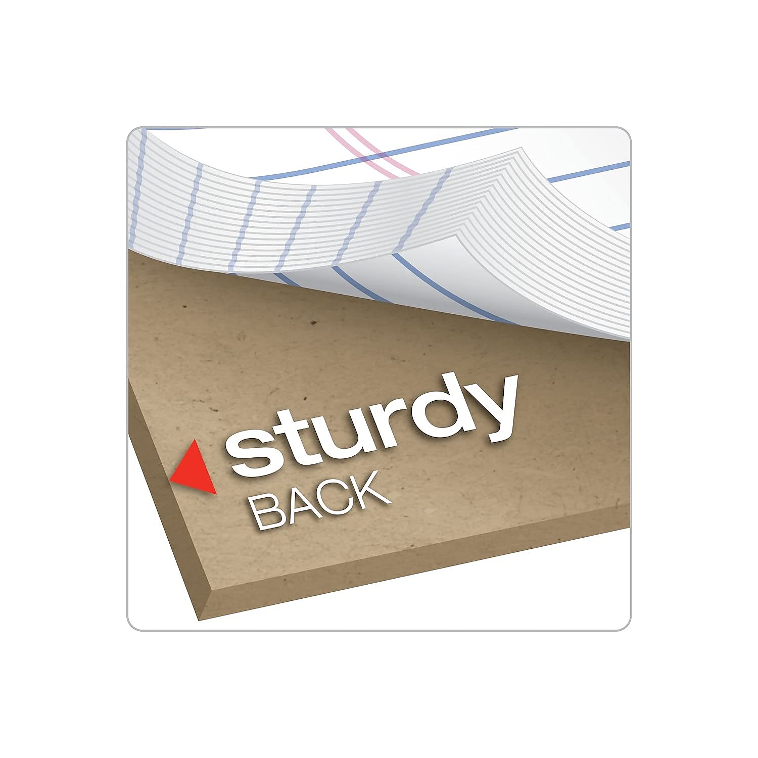 Snapklik.com : Ampad 20322 Perforated Writing Pad, 8 1/2 X 11 3/4 ...