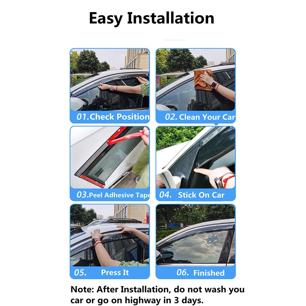 Interstate Windshield Side Deflectors Adjustable Windshield System For
