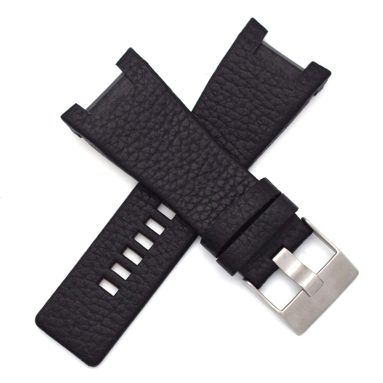 32mm Genuine Leather Watch Strap Band Fits for Diesel DZ1430 DZ1215 ...
