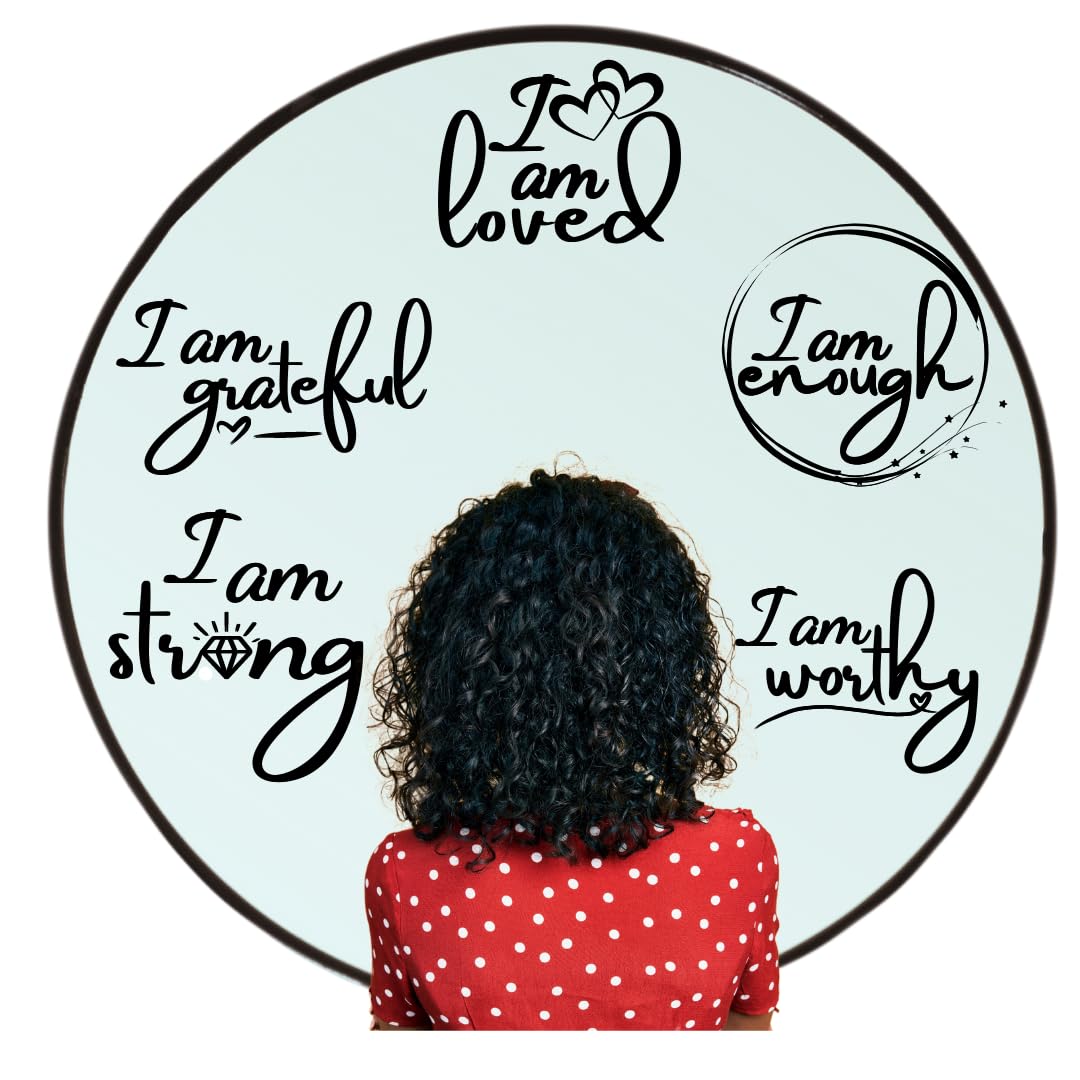 Amazon.com: Positive Affirmation Sticker - Static Cling for Mirror ...