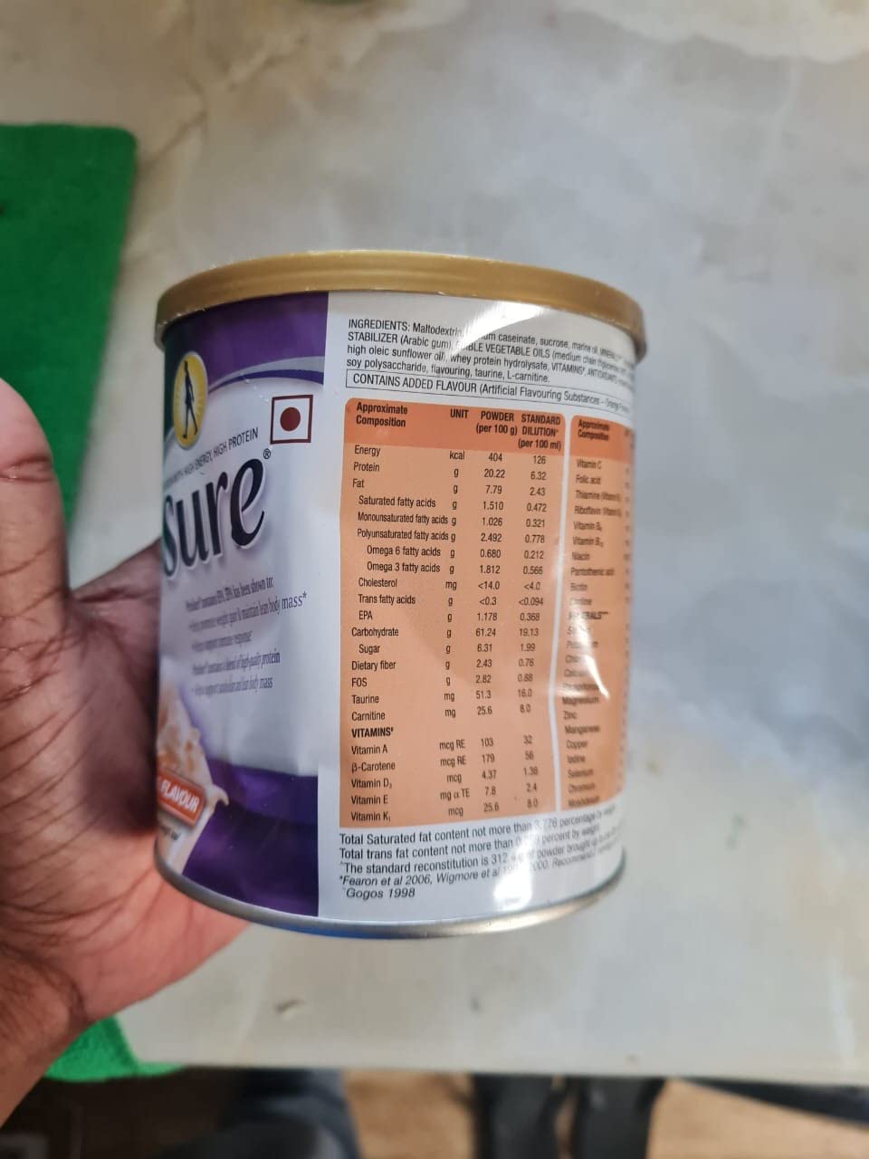 Abbott Prosure Nutritional Drink - 400 g (Orange) for Weight Gain ...