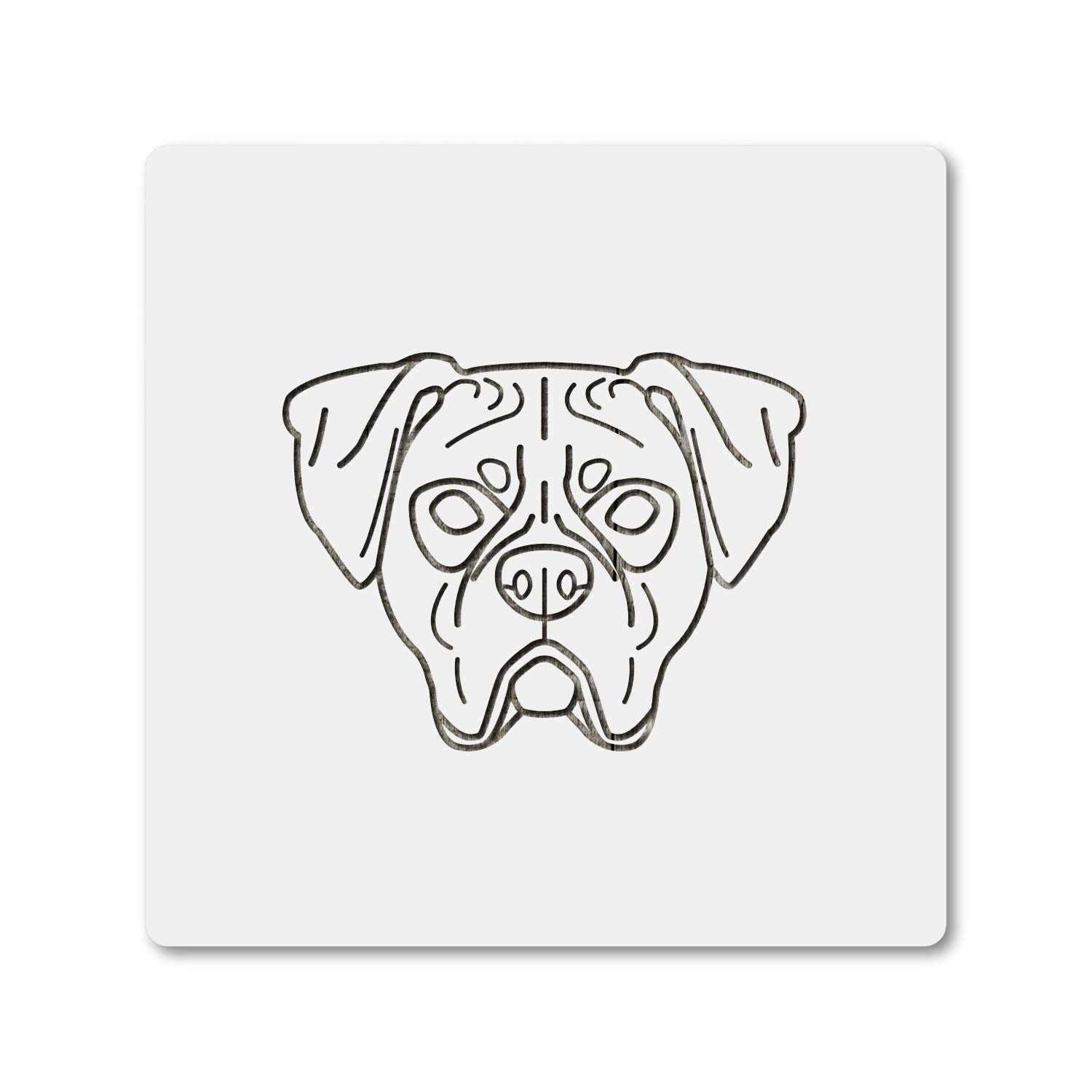 Boxer Dog Stencil