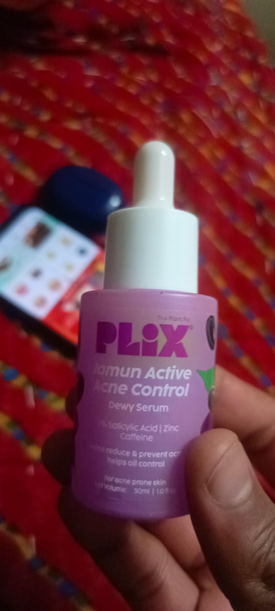 PLIX - THE PLANT FIX Jamun Face Wash and Active Acne Serum Combo(100ML ...