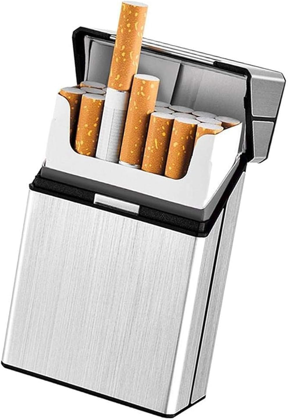 LOLAGO Cigarette Case King Size Aluminium for Whole Package Cigarettes ...