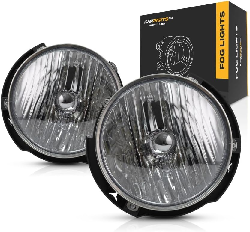 Amazon.com: For Jeep Wrangler Headlights Lamps Set 2007 2008 2009 2010 ...