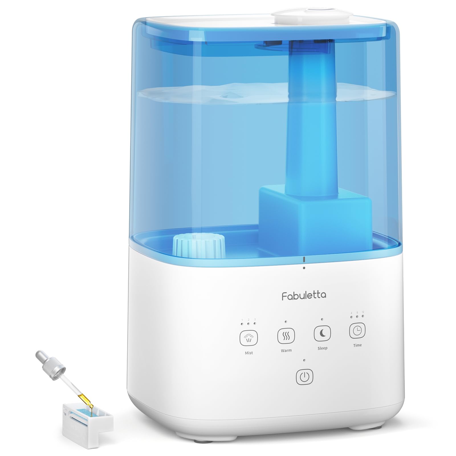 Amazon.com: FABULETTA Humidifiers for Bedroom, Warm and Cool Mist ...