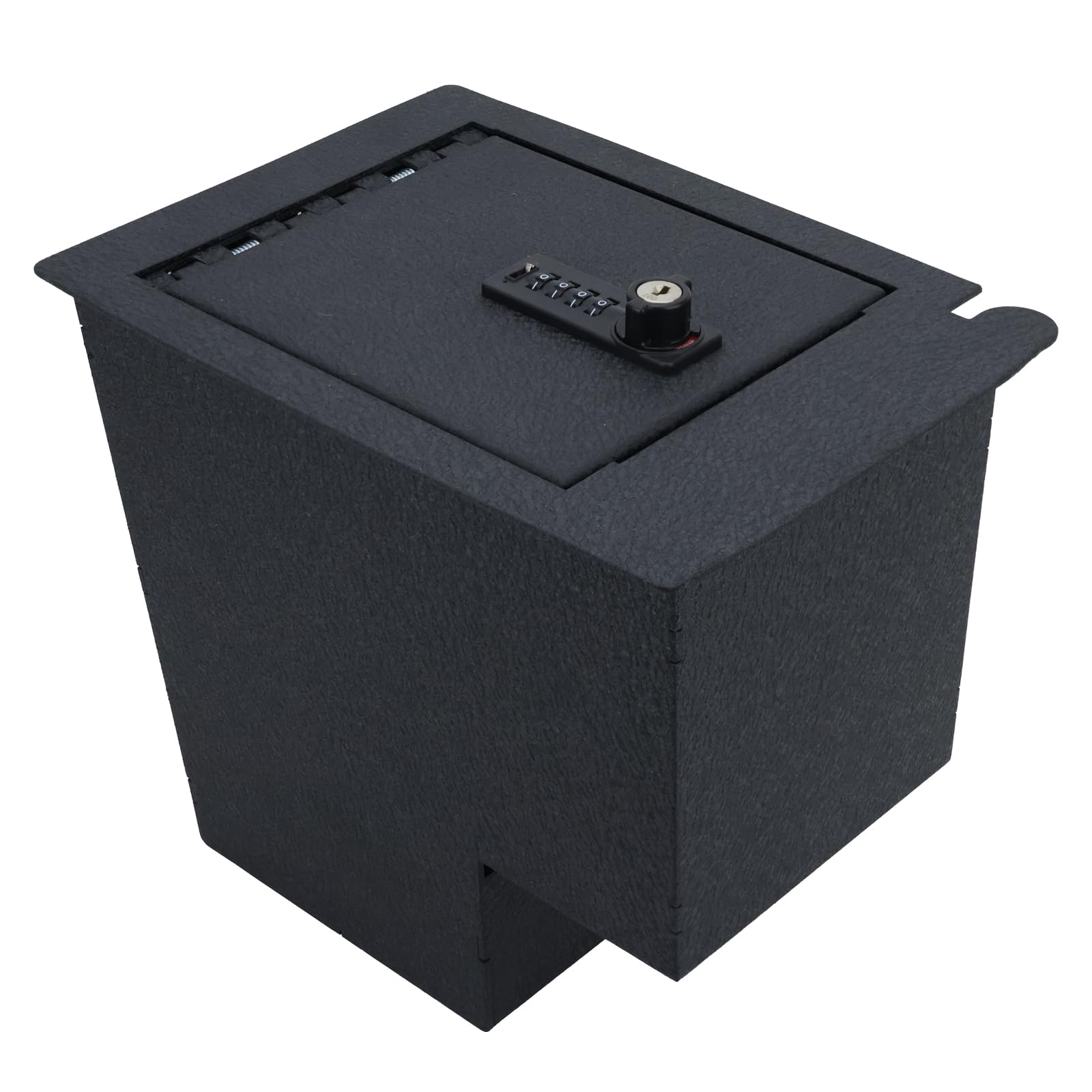 Console Safe Gun Safe for Car, WASAI In-vehicle Console Vault Lockbox ...