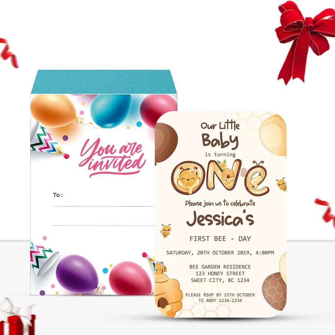 One Birthday Invitation