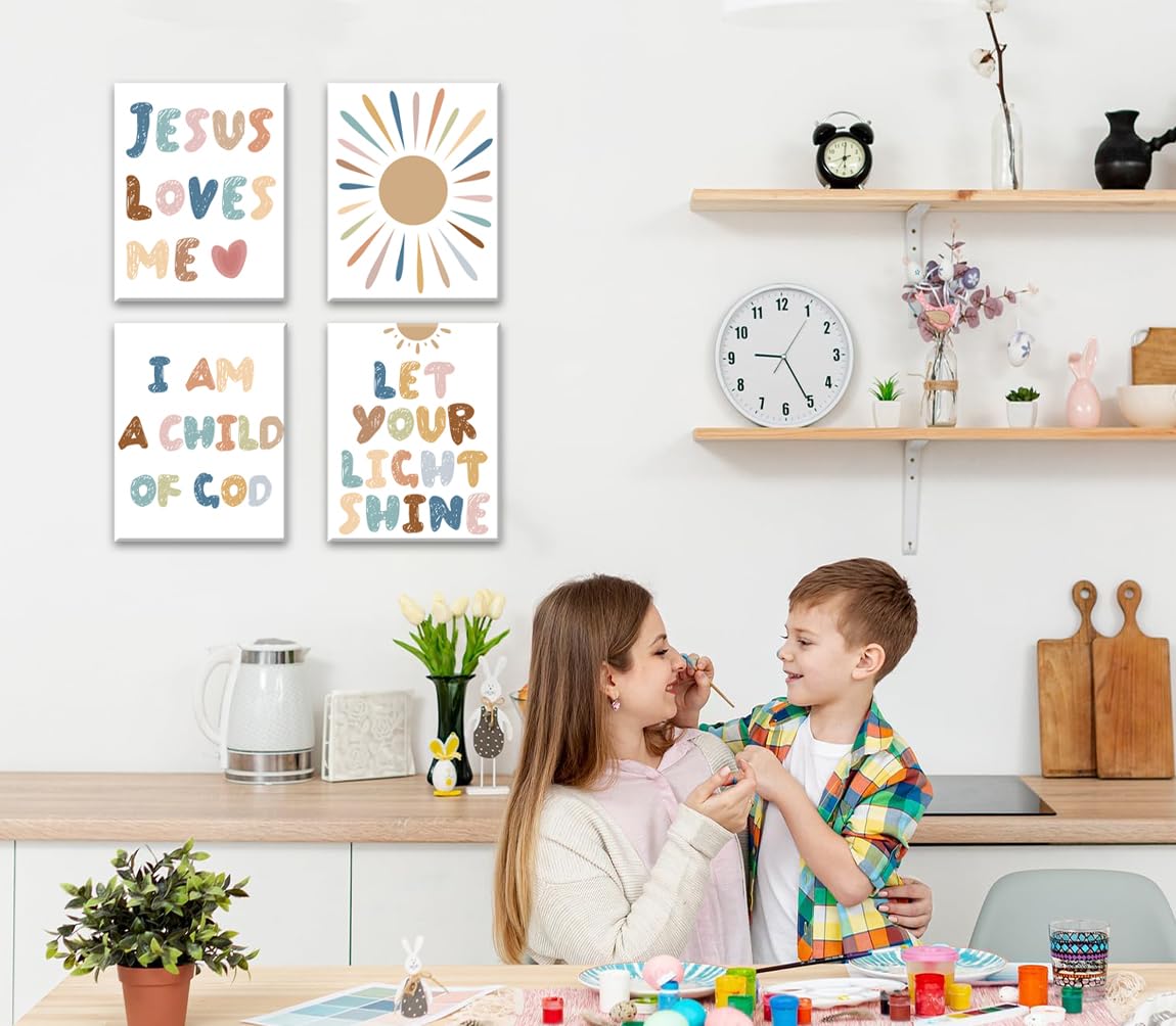 Jesus Loves Me Wall Art Walls Of Wisdom | Large Wall Art Murals