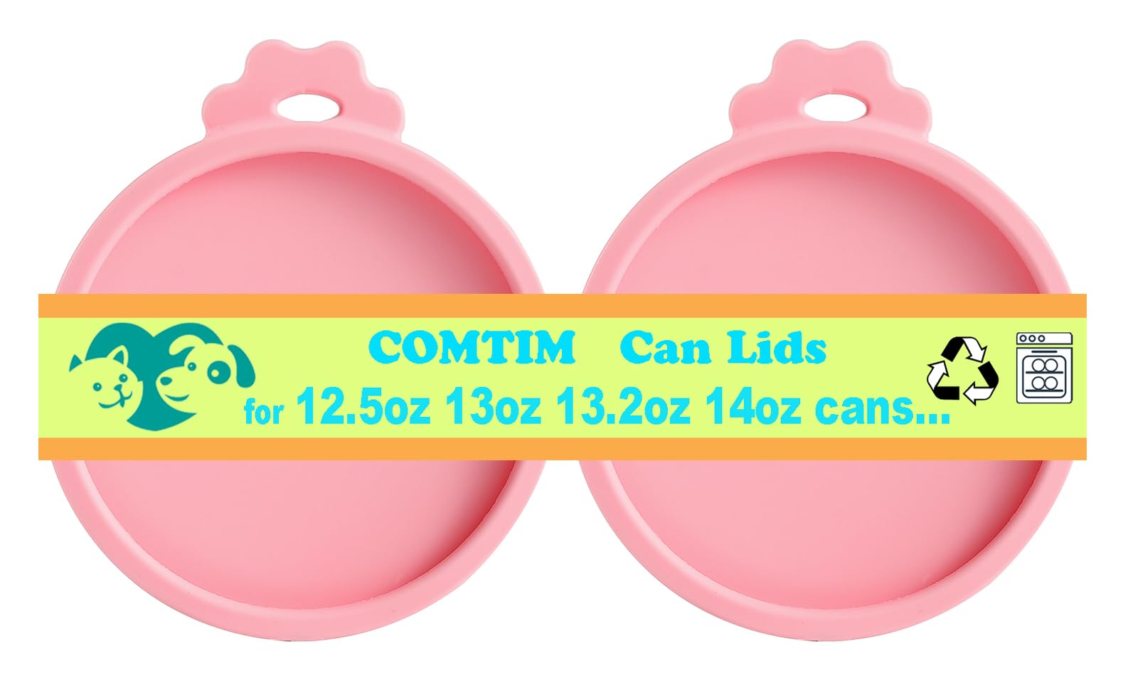 Amazon.com: Comtim Dog Food Can Covers Lids for 12.5 oz 13 oz 13.5 oz ...