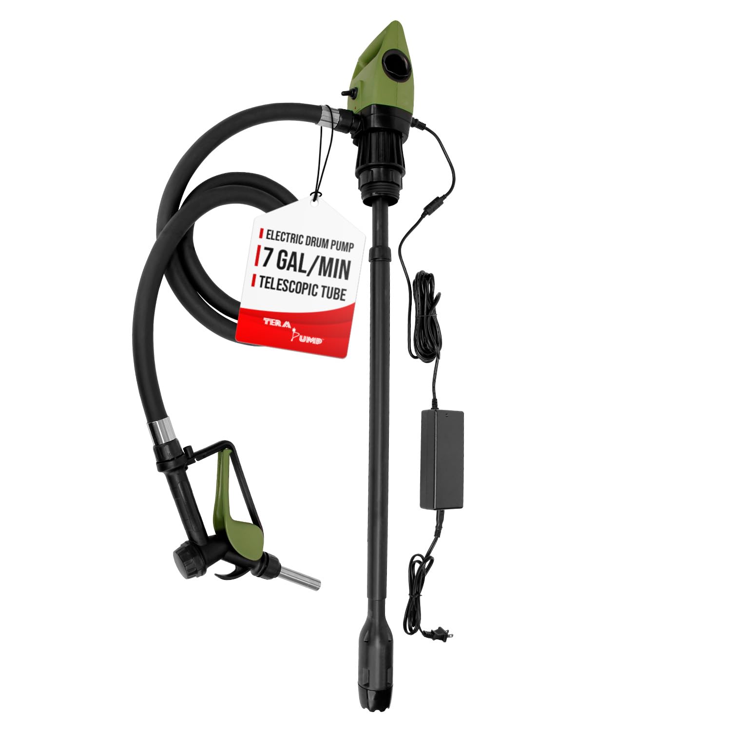 Snapklik.com : TERA PUMP Electric Transfer Drum Pump For 55 Gallon ...