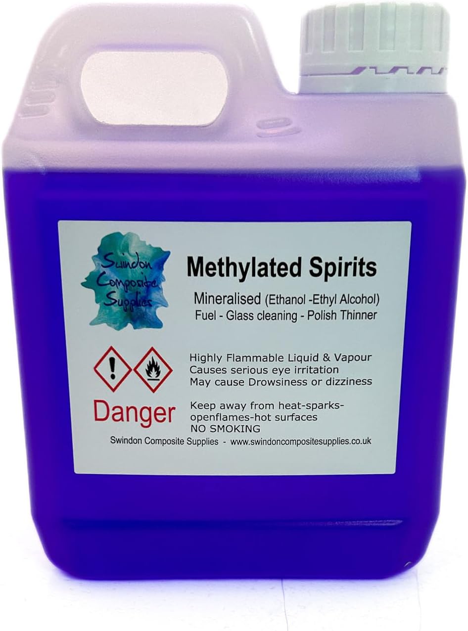 Rustins Methylated Spirit for Cleaning and Degreasing : Amazon.co.uk ...