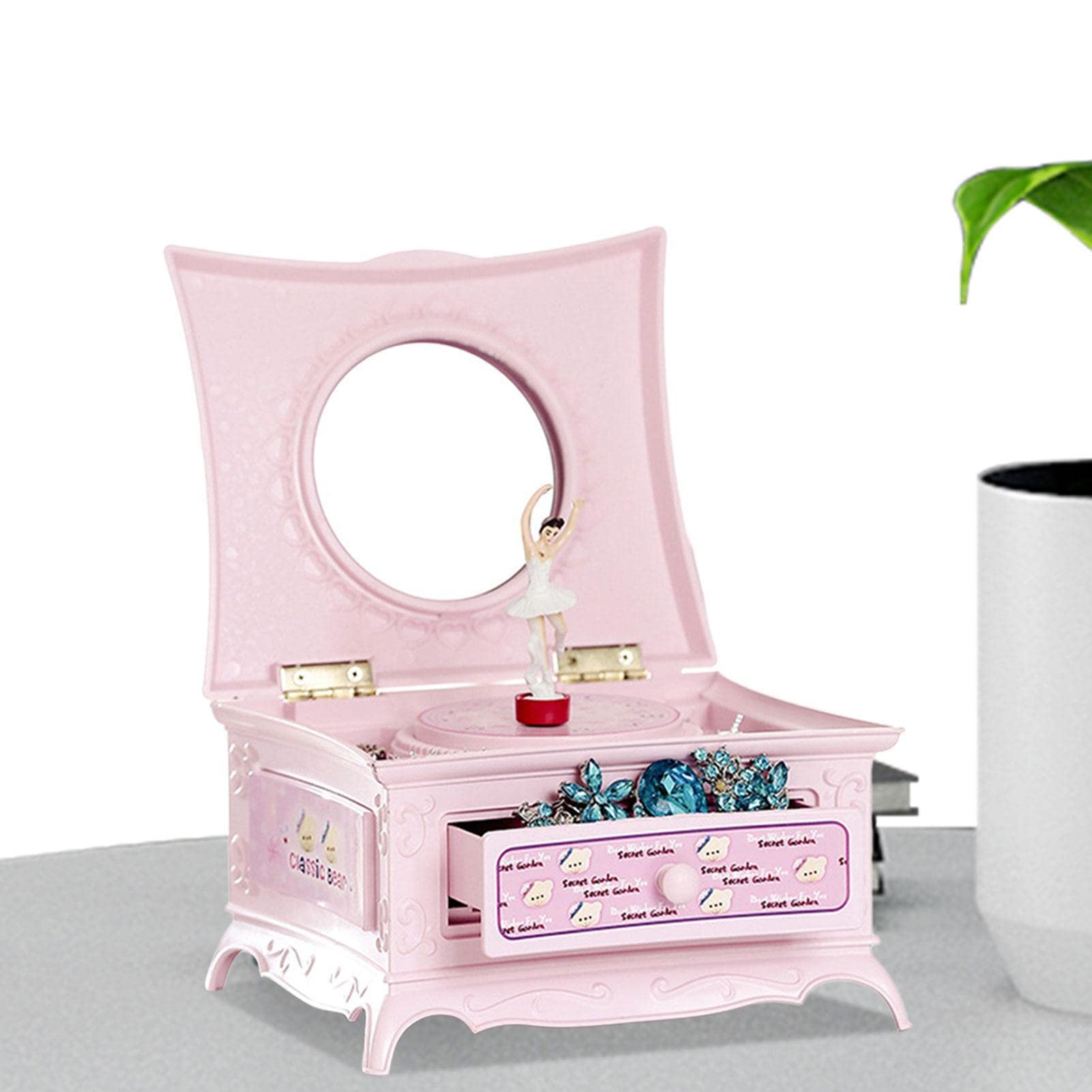 Amazon.com: Ballerina Jewelry Box for Girls | Ballerina Jewelry Box for ...