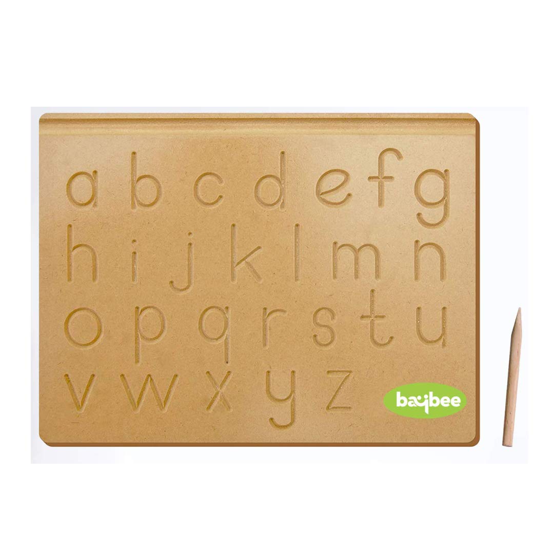 Baybee Wooden English Alphabet Learning Educational Board For Kids To ...
