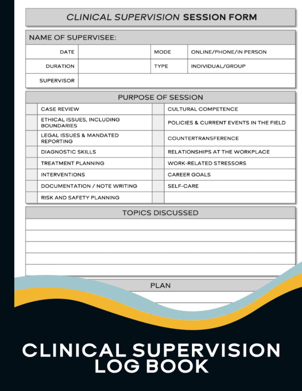 Clinical Supervision Log Book: A Professional Record Keeping System for ...