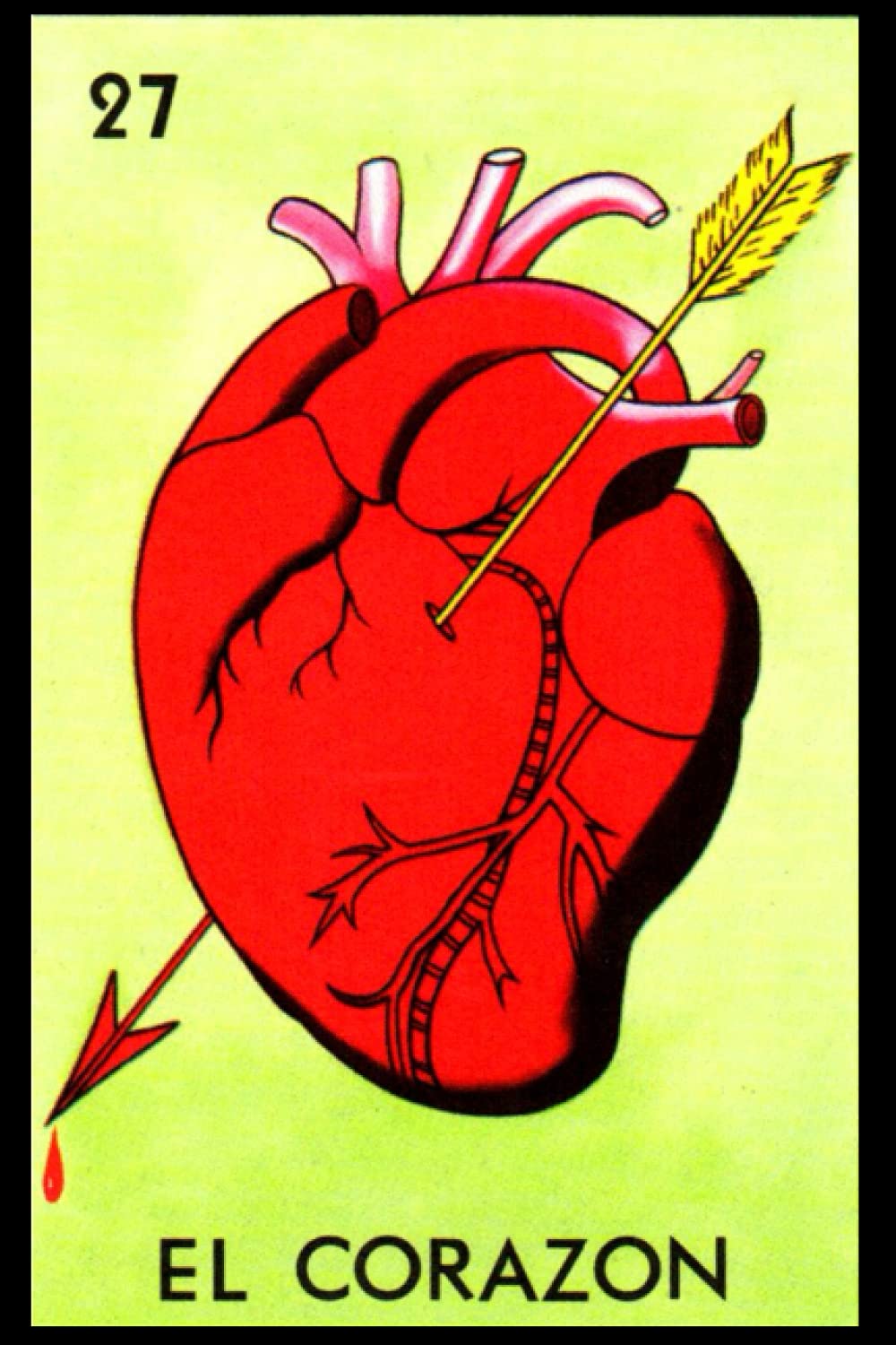 Buy El Corazón - La Lotería Card : See Inside All 54 Mexicana Loteria ...