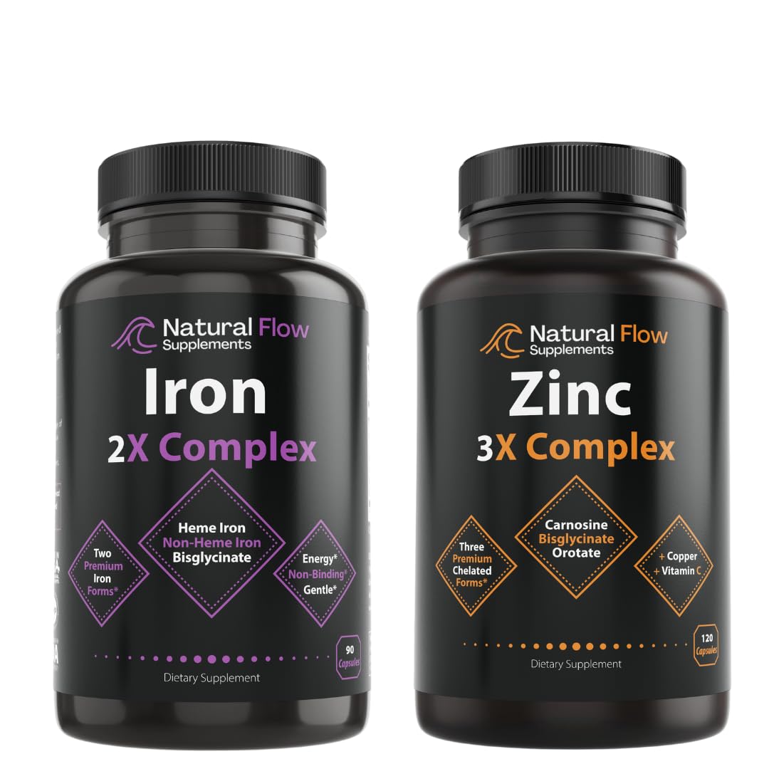 Amazon.com: Zinc Supplement Complex with Copper and Vitamin C - Natural ...