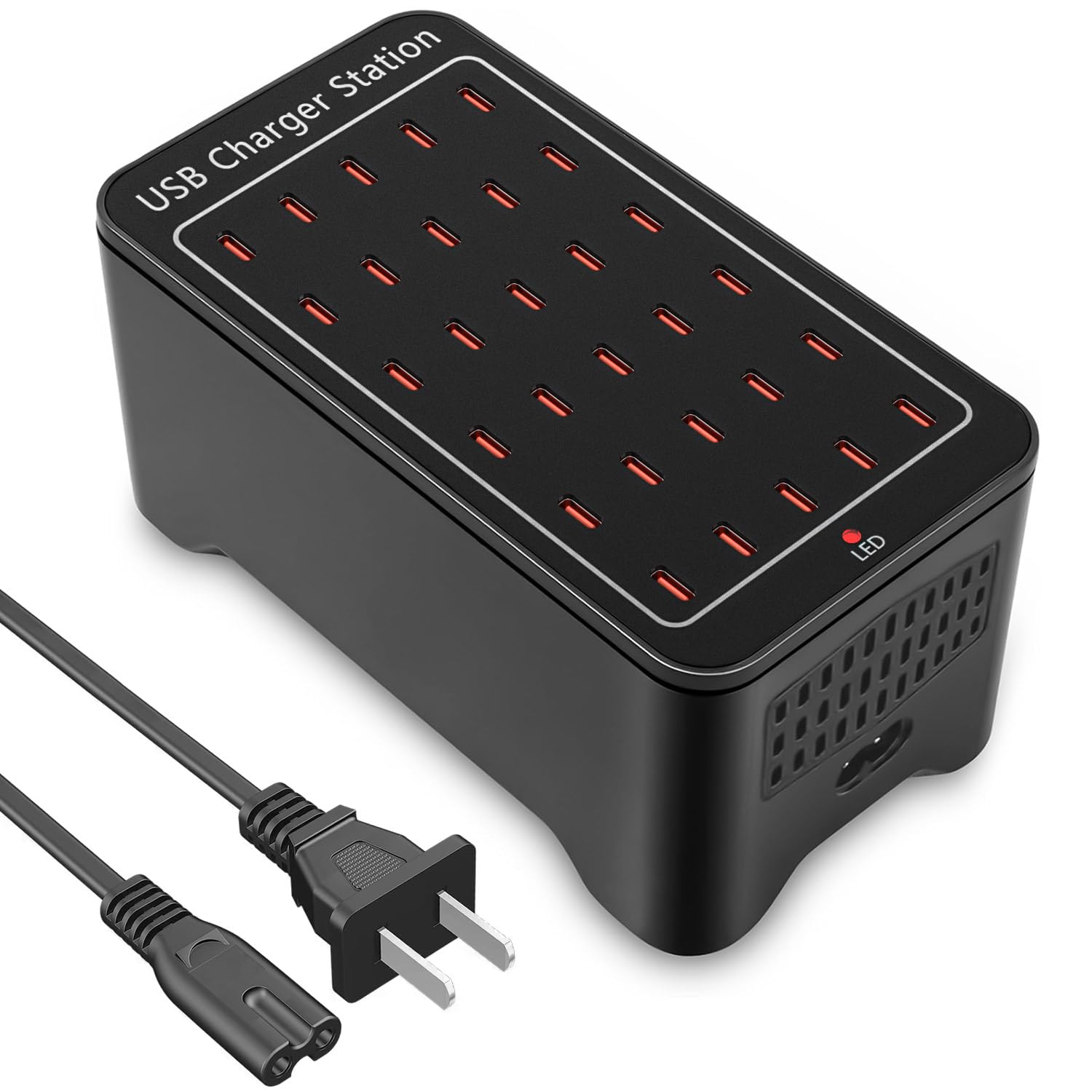Amazon.com: USB C Charging Station, 150W(30A) 30 Port USB Charger Block ...