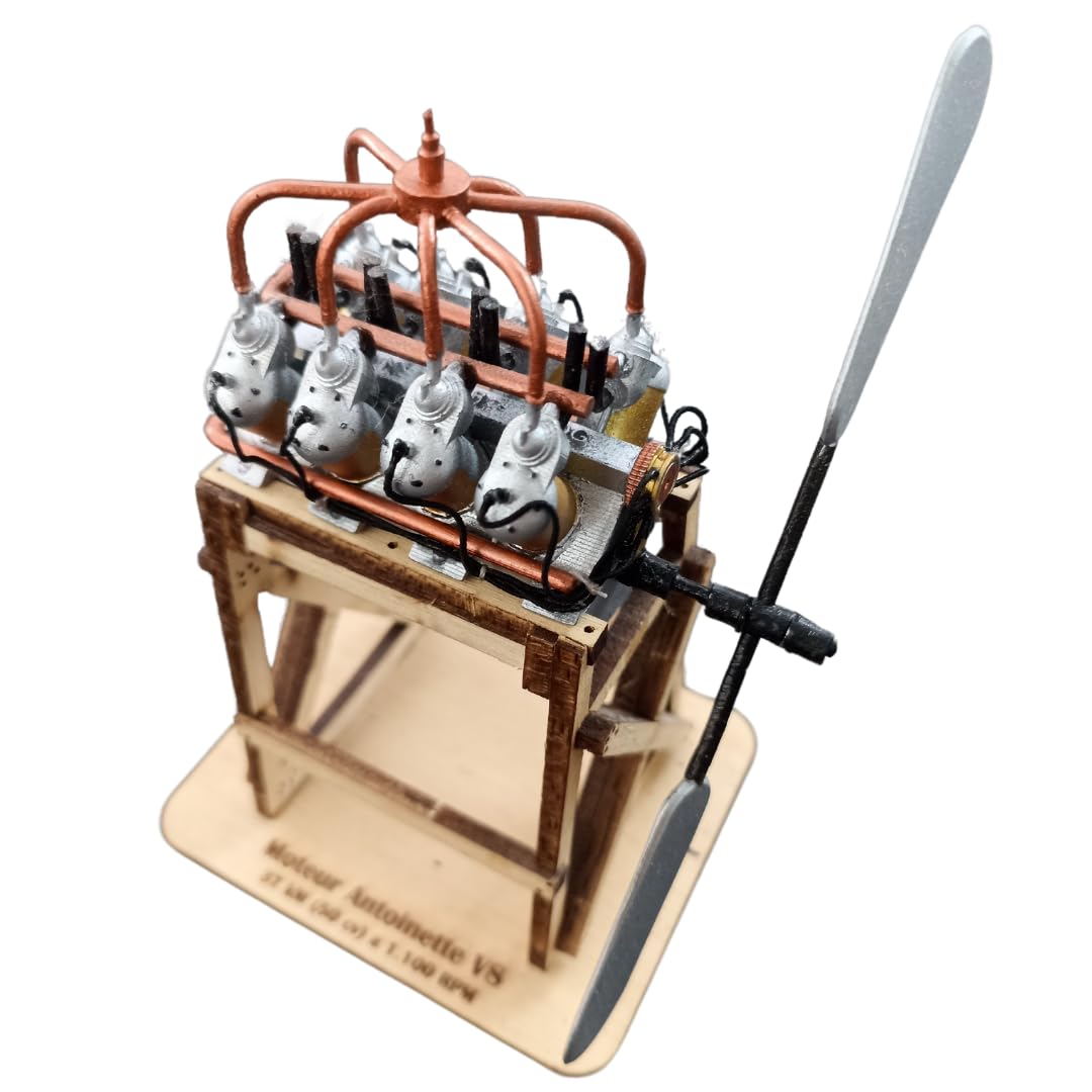 Amazon.com: Model Airways MA1022 - Santos Dumont 14 BIS Antoinette V-8 ...