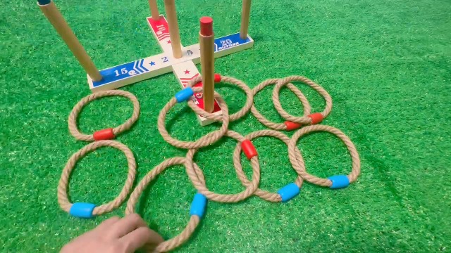 LALOCAPEYO Outdoor Toss Rings For Speed And Agility Practice