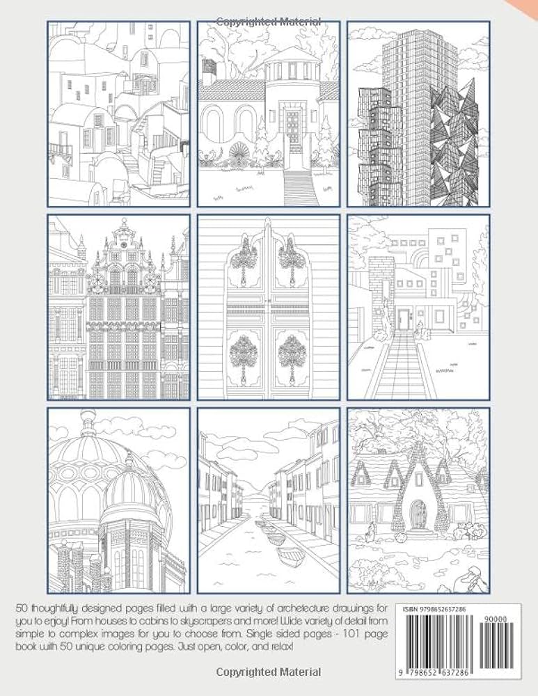 architect art coloring pages