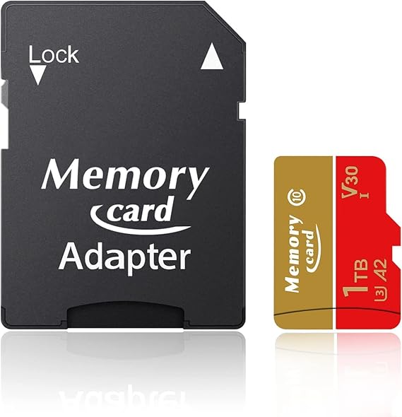 Micro SD Card 1TB Memory Card 1024GB TF Card with Adapter Class 10 High ...