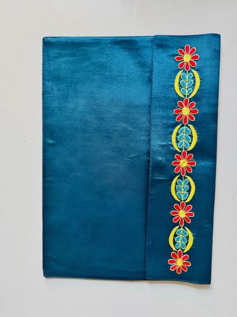 Decorative Floral Hand Embroidered File Folder for Documents ...