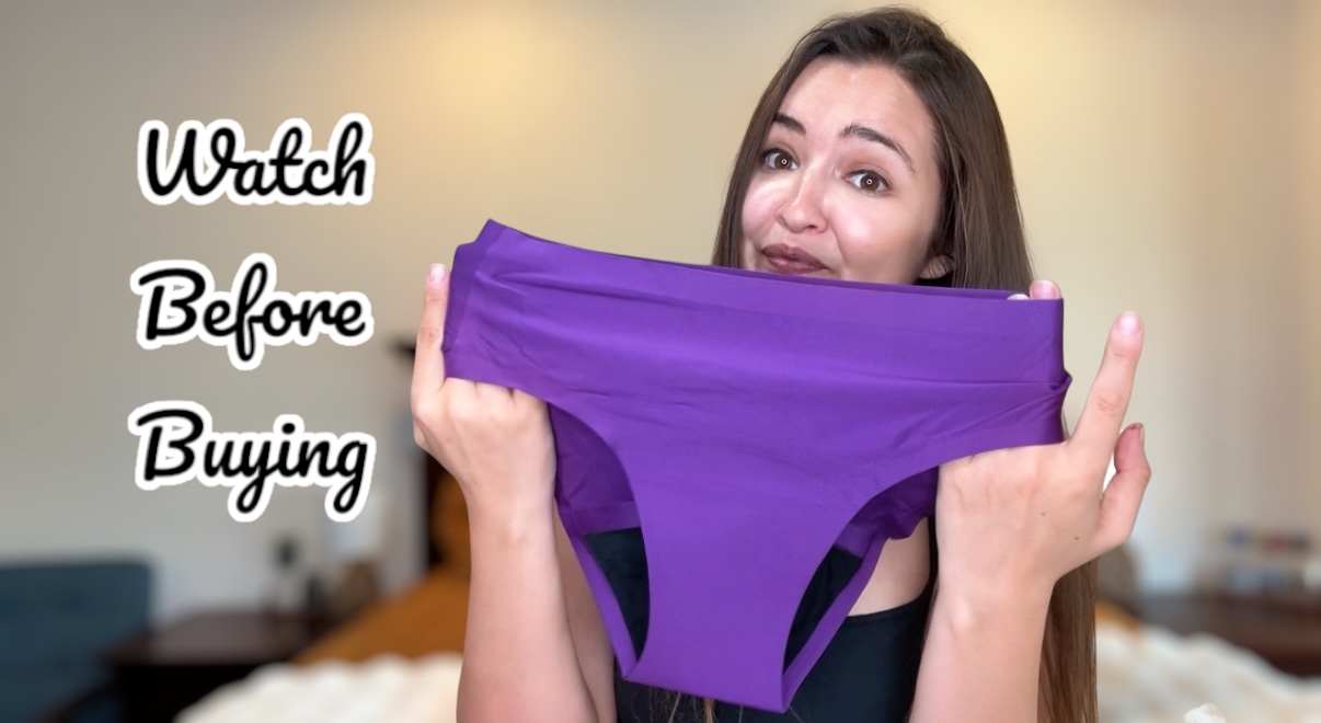 Watch Review & Try-on | Pack of 3 period underwear! on Amazon Live