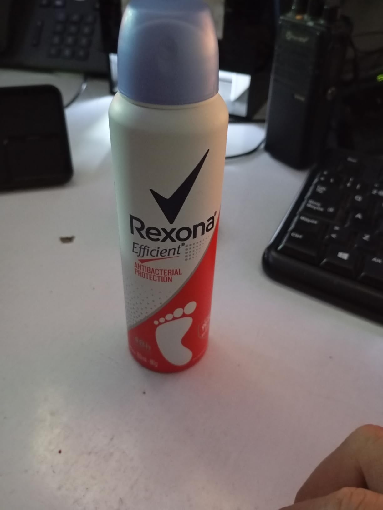 Rexona Efficient Desodorante Antibacterial para Pies en Aerosol Elimina ...