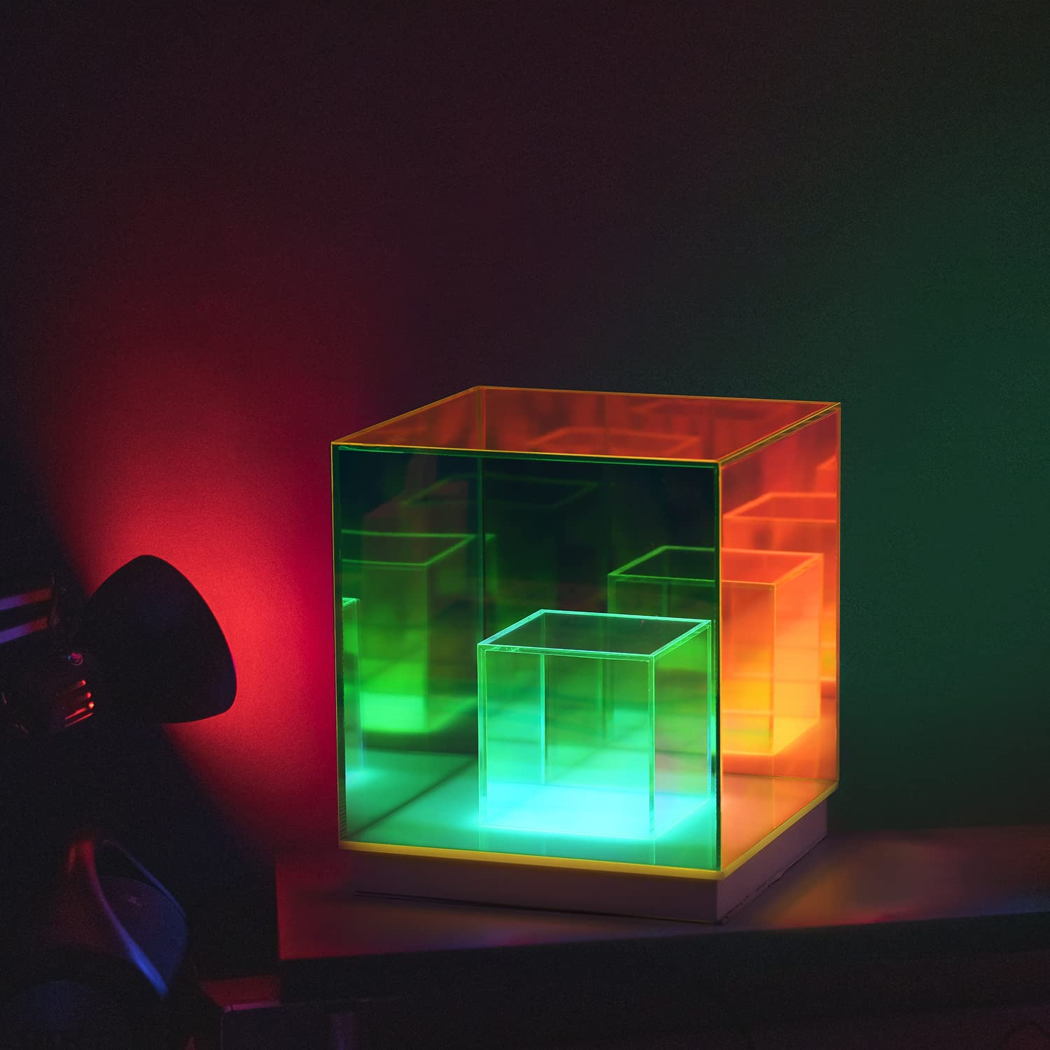 Infinity Cube Lamp | Infinitely Light Up Your Space | Multiple Light ...