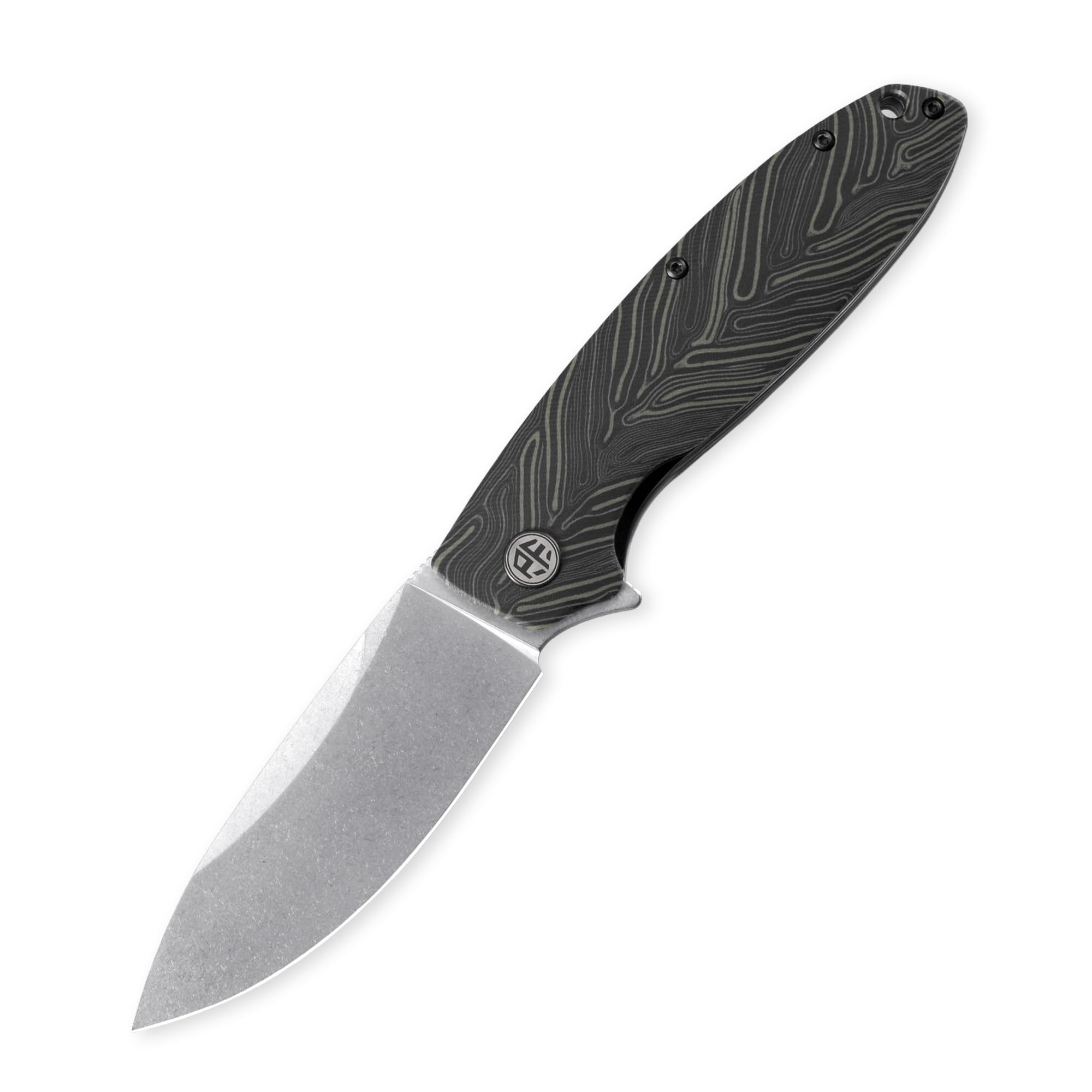 Amazon.com : Petrified fish PFB01 Terra,3.54" D2 Steel Blade, G10 ...