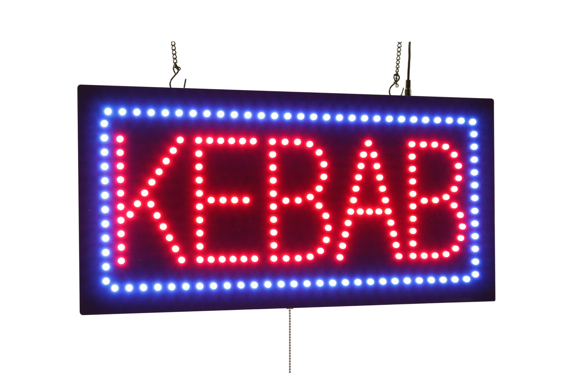 Amazon.com : Kebab Sign, 24"x12", 60x30cm, TOPKING, Signage, LED ...