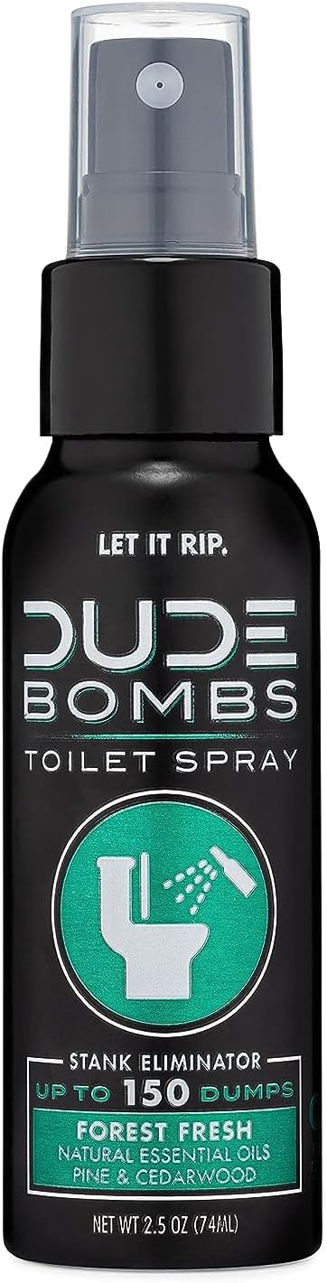 Amazon.com: DUDE Bombs - Toilet Spray– Forest Fresh Toilet Spray with ...