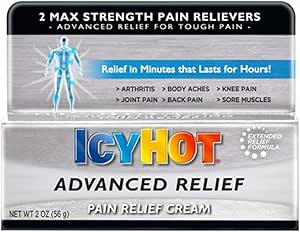 Amazon.com: ICY Hot Crema avanzada para aliviar el dolor : Salud y Hogar