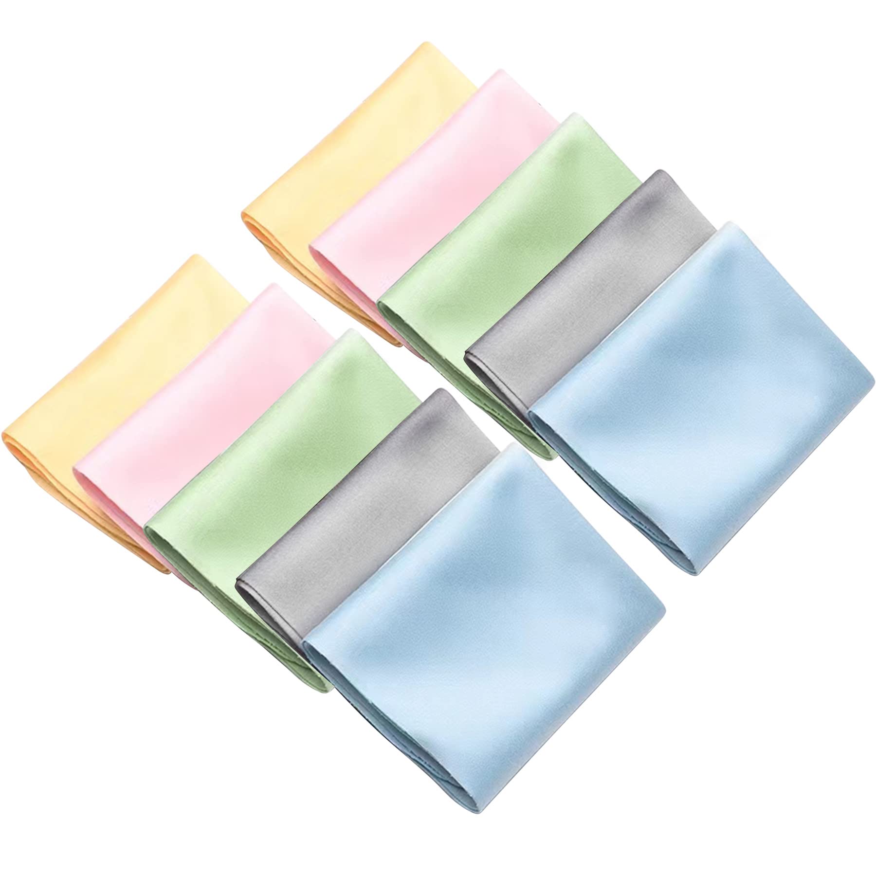 Amazon.com : 10 Pack Assorted Colors Microfiber Cleaning Cloths ...