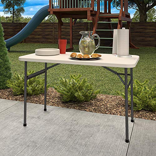 Snapklik.com : COSCO 4 Ft Straight Folding Utility Table